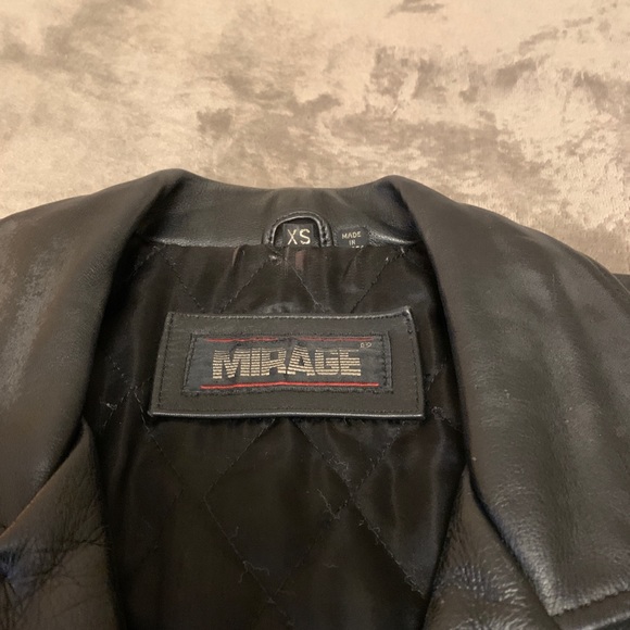 mirage | Jackets & Coats | Mirage Vintage Leather Motorcycle Jacket ...